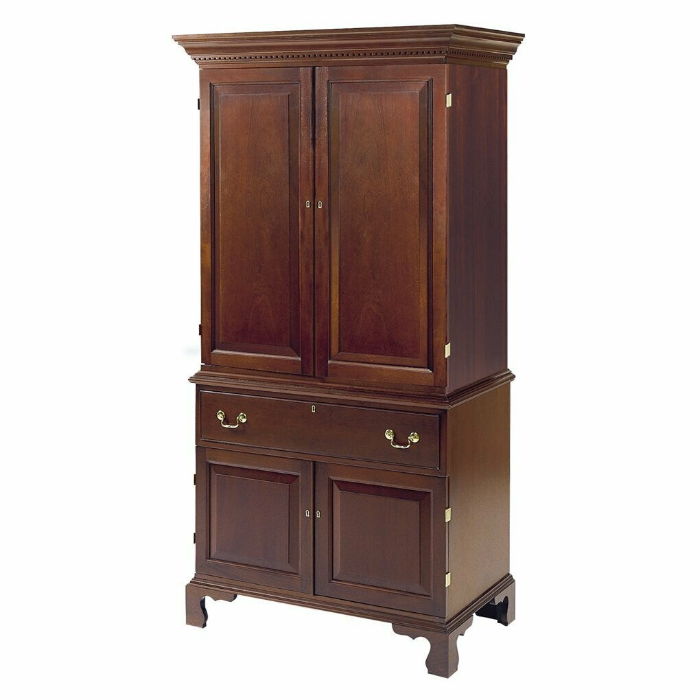 Chippendale Storage Press with one drawer